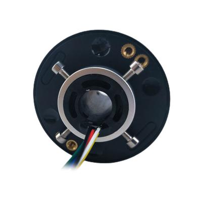 Cina Anello collettore rotante con diametro interno 12,7 mm, diametro esterno 56 mm, rotazione a 360 gradi con involucro in metallo anodizzato in vendita