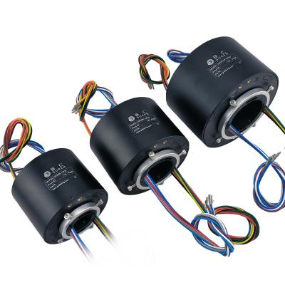 China 12.7mm Middle Hole Conductive Slip Ring 24 Wire Slip Ring 250rpm Speed for sale