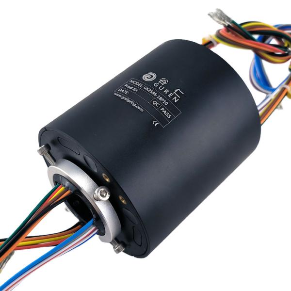 Quality ID 25.4mm Hollow Electrical Through Hole Slip Ring 18 Channels Signal Slip Ring for sale