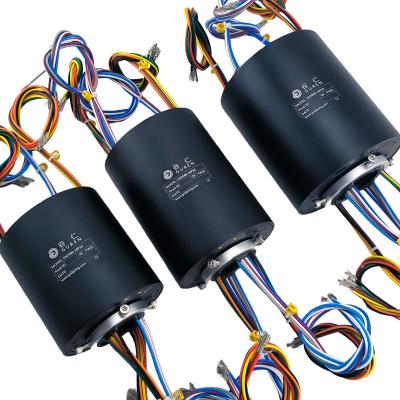 China 250RPM Through Bore Electrical Slip Ring Electrical Rotary Connector 38.1mm Inner Diameter for sale