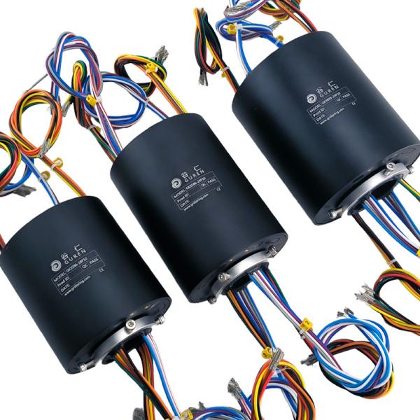 Quality 250RPM Through Bore Electrical Slip Ring Electrical Rotary Connector 38.1mm for sale