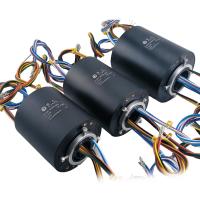 Quality Middle Hole 50mm Electrical Slip Ring Large Aperture 6 Circuit Slip Ring for sale