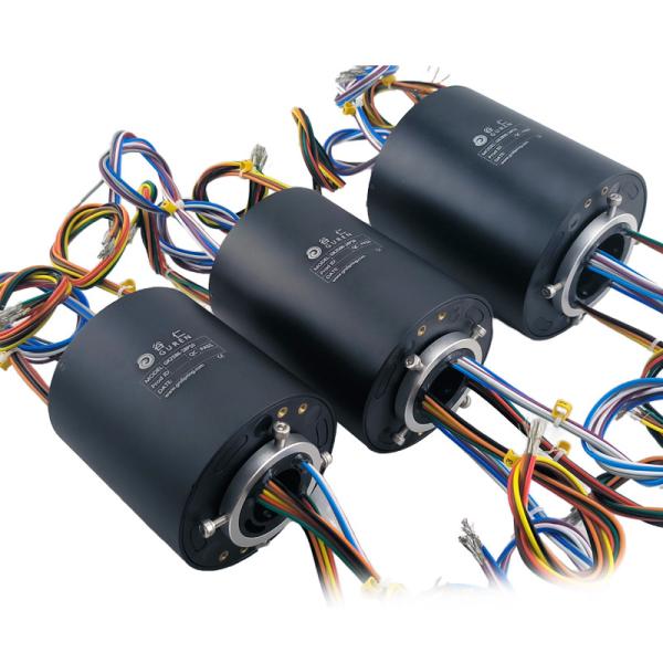 Quality Middle Hole 50mm Electrical Slip Ring Large Aperture 6 Circuit Slip Ring for sale