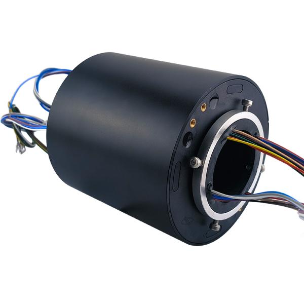 Quality Large Aperture 50mm Hollow Conductive Slip Ring 24 Circuits For Wind Power for sale