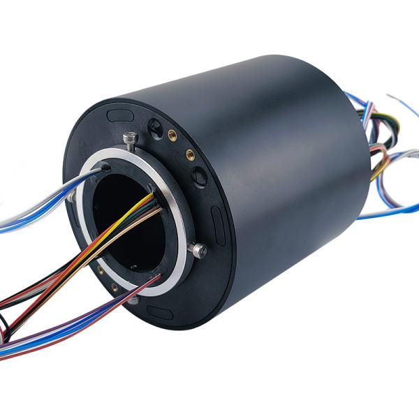 Quality Large Aperture 50mm Hollow Conductive Slip Ring 24 Circuits For Wind Power for sale