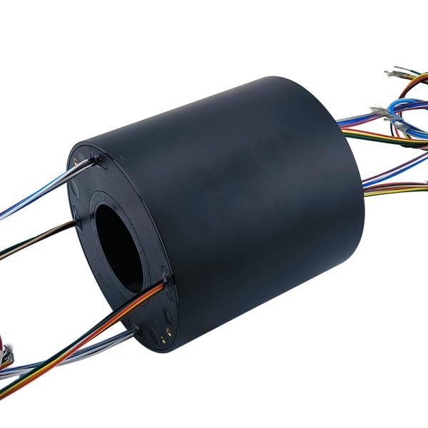 Quality Large Aperture 50mm Hollow Conductive Slip Ring 24 Circuits For Wind Power for sale