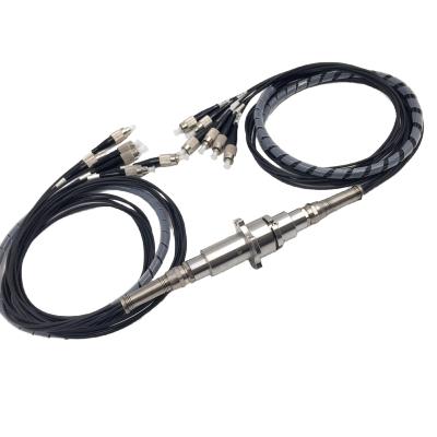 China 6 Channel Optical Slip Ring Stable Signal Transmission Small Insertion Loss Fluctuation for sale