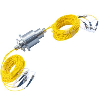 China 2-31 Channel Optical Fiber Rotary Joint Easy Installation Diameter 67mm for sale