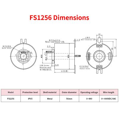China IP65 Waterproof Electric Rotary Joint For Small Rotary Tables for sale