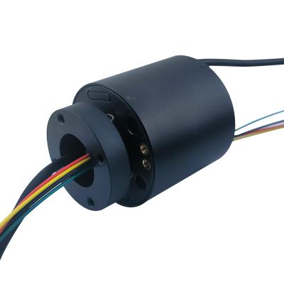 Cina 5A 5-way 3-signal through bore slip ring 12,7 mm ID 56 mm OD in vendita