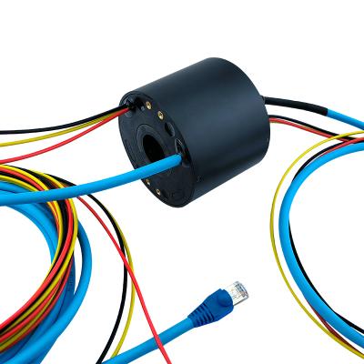 中国 3回路20A回路とイーサネットの組み合わせスリップリング ギガビットネットワーク伝送 販売のため