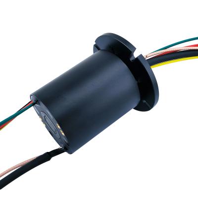 China 56mm Diameter High-definition Signal Combination Slip Ring with 4-Channel Shielded Signal and 2-Channel 1080P High-Definition for sale