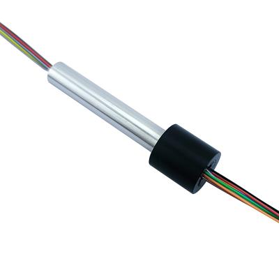 China 8-channel 1A low-power slip ring with 48V operating voltage and IP40 protection for miniature devices for sale