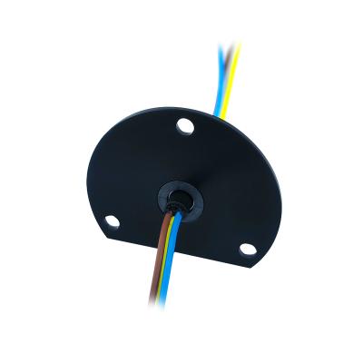 China 3-way 2A Rotary Cap Slip Ring with 12.4mm Outer Diameter and 19.4mm Length for Compact Dynamic Transmission for sale