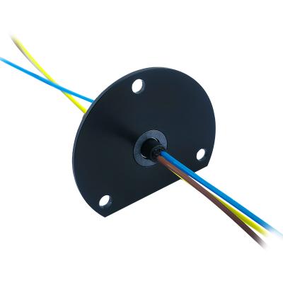 China 3-way 2A Rotary Cap Slip Ring with 12.4mm Outer Diameter and 19.4mm Length for Compact Dynamic Transmission for sale