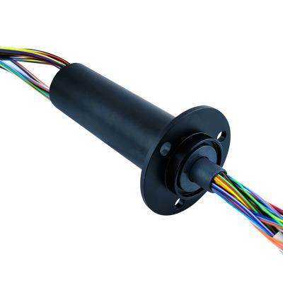China 56-channel 2A Flange Slip Ring with Gold-Gold Contact for Precision Rotating Equipment for sale