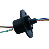 China 8-Channel 2A Cap-Type Electrical Slip Ring 22mm Outer Diameter Gold Contacts for sale