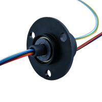 China 8-Channel 2A Cap-Type Electrical Slip Ring 22mm Outer Diameter Gold Contacts for sale