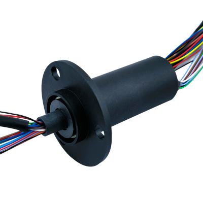 China 36-channel Gigabit Ethernet Slip Ring with Gold-to-Gold Contacts for High-Speed Data Transmission for sale