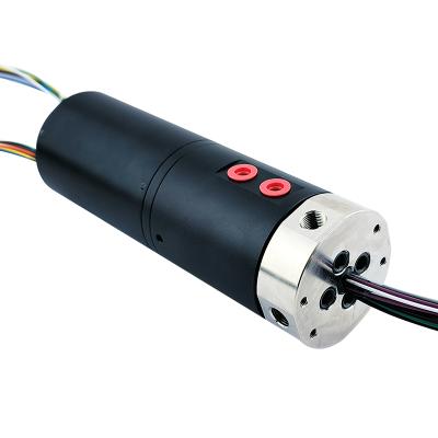 China 4-channel pneumatic and 24-way 5A electrical slip ring with 48V safety voltage for automation and robotics for sale