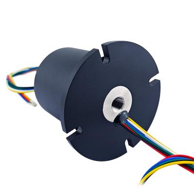 China 6-Channel 2A Pneumatic-Electric Slip Ring with Aluminum Alloy Housing for 10rpm Low-Speed Applications for sale
