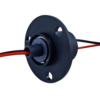 China 22mm Ultra-Compact Flange Conductive Ring with Gold-Gold Contacts and 10A High Current Channels for sale