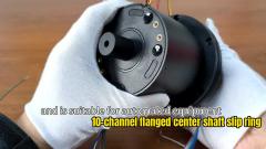 10-way flange-mounted slip ring