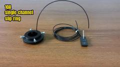 10A single-channel slip ring electrical connector