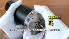 12-channel pneumatic and 12-channel electrical integrated slip ring