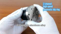 2-channel high-speed pneumatic slip ring