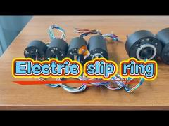38.1mm Through Bore Slip Ring 12 Way Electrical Rotary Connector 99mm OD