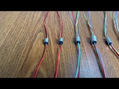 30AWG Teflon Wire Ultra Micro Capsule Slip Ring Suitable For Small Electric Toys