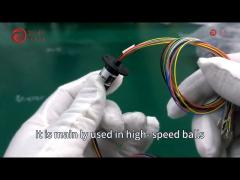 18 way 2a od 12.4mm capsule slip ring small power rotating equipment connector