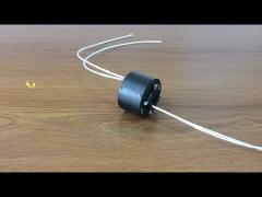 6-channel PT100 Signal Slip Ring with Precious Metals Contact for Temperature Sensor Transmission