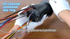 43-channel high-power industrial-grade combined slip ring