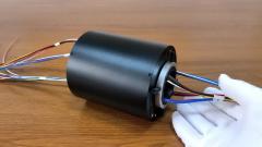 24-channel 5A hollow via-type slip ring