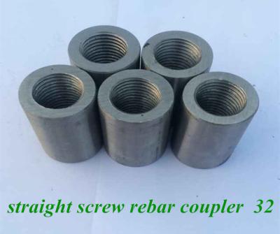 China 45# carbon steel rebar thread coupler/ rebar coupler for fastener for sale