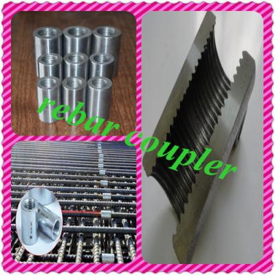 China splicing sleeve rebar threaded coupler used to connect reinforced steel bar for sale