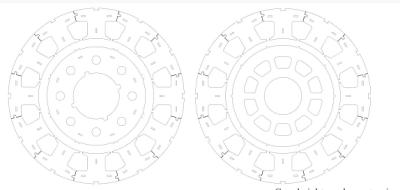 China Servo Stator And Rotor Lamination Stacking Dc Motor Core For Machine Tool for sale