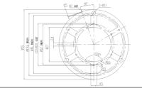 China Induction Bldc Motor Core Material Lamination For Industrial Control for sale