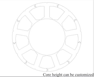 Cina Il centro universale dello statore di progettazione del rotore del servomotore che perfora CA senza spazzola 57.8mm in vendita
