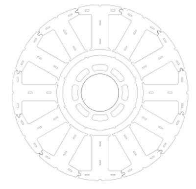 Cina laminazione bifase dello statore che impila il servo senza spazzola 122mm di CA di processo di metodo in vendita