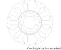 China 3C Industry Servo Motor Stator And Rotor Laminations Stack for sale
