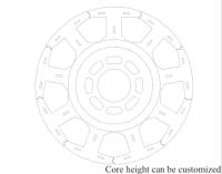 China 76.4mm Electric Motor Lamination Stack Process For Servo 3C Industry Mould Tool for sale
