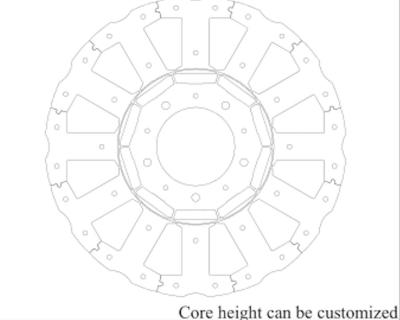 Cina Laminazione B35A300 materiale del motore elettrico dello statore per il servo 3C motore di industria T in vendita