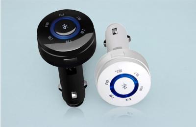 China Los mini cargadores portátiles coloridos Bluetooth, 12V 24V del coche del micrófono USB se doblan cargador del teléfono del coche en venta