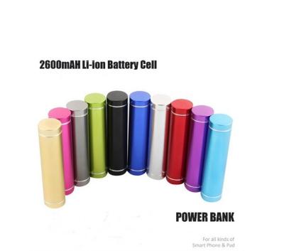 Китай Банк силы usb облегченной миниой универсалии 2600mah резервный для iPhone, галактики S4 Samsung продается