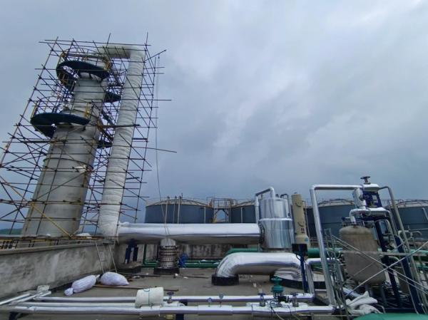 Quality 7T/H MVR Steam Compressor Two Stage Ammonia Removal Distillation System for sale