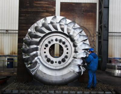 China 91.6MW Forged Entire CNC Machined Pelton Runner for sale