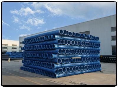 China Electrofusion Joint Krah Pipe Spiral HDPE Structured Wall Pipe for sale